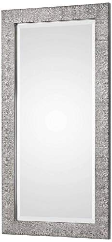 Uttermost Tulare Metallic Silver 24" x 48" Wall Mirror