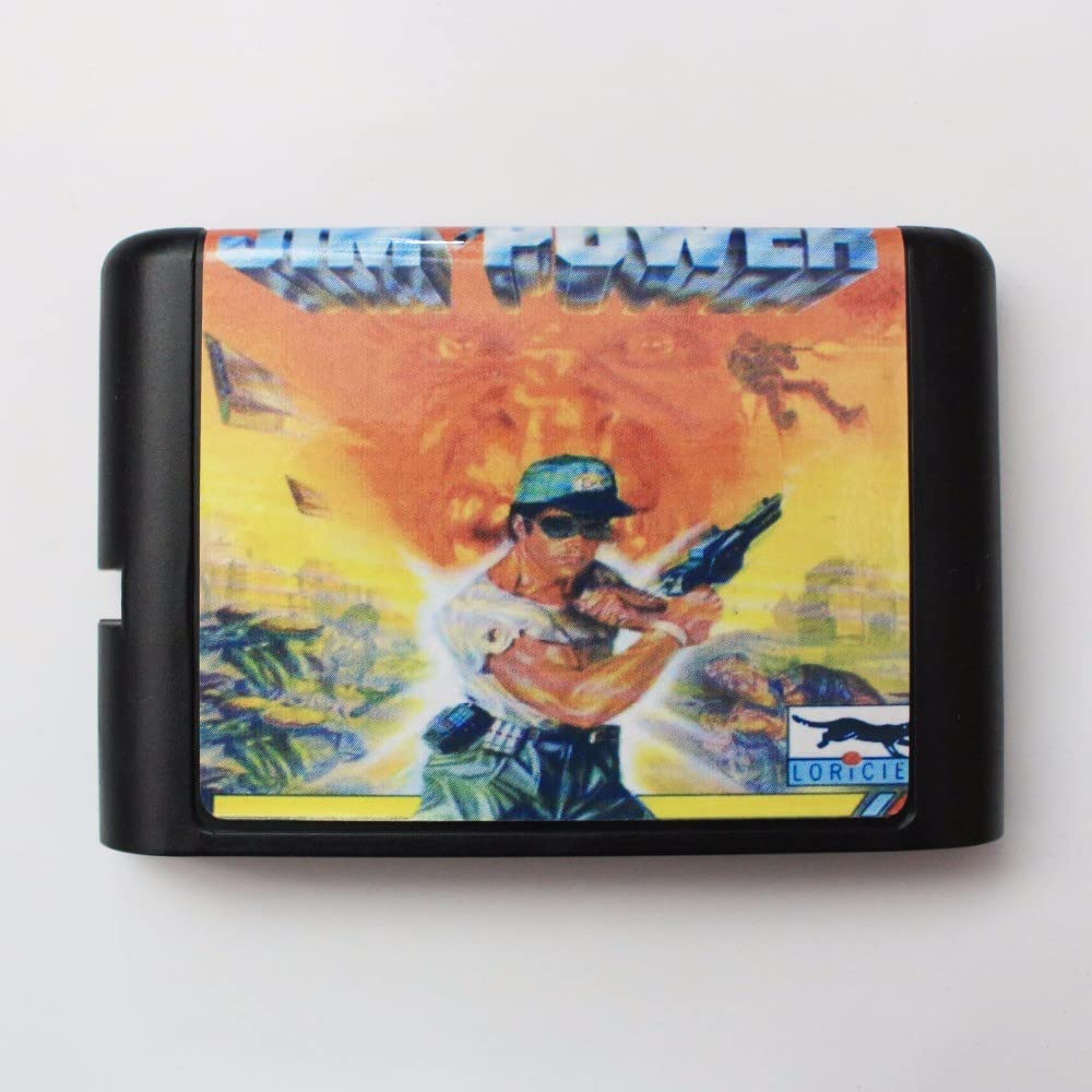 Jim Power The Arcade 16 Bit MD Game Card For Sega Mega Drive For Genesis (Black)