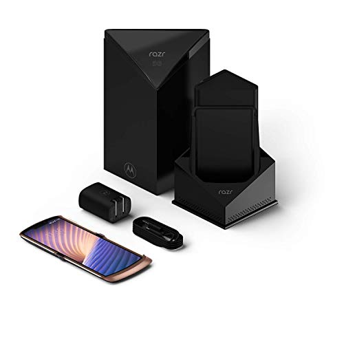 Razr 5G | Unlocked| Made for US by Motorola | 8/256GB | 48MP Camera | 2020 | Blush Gold