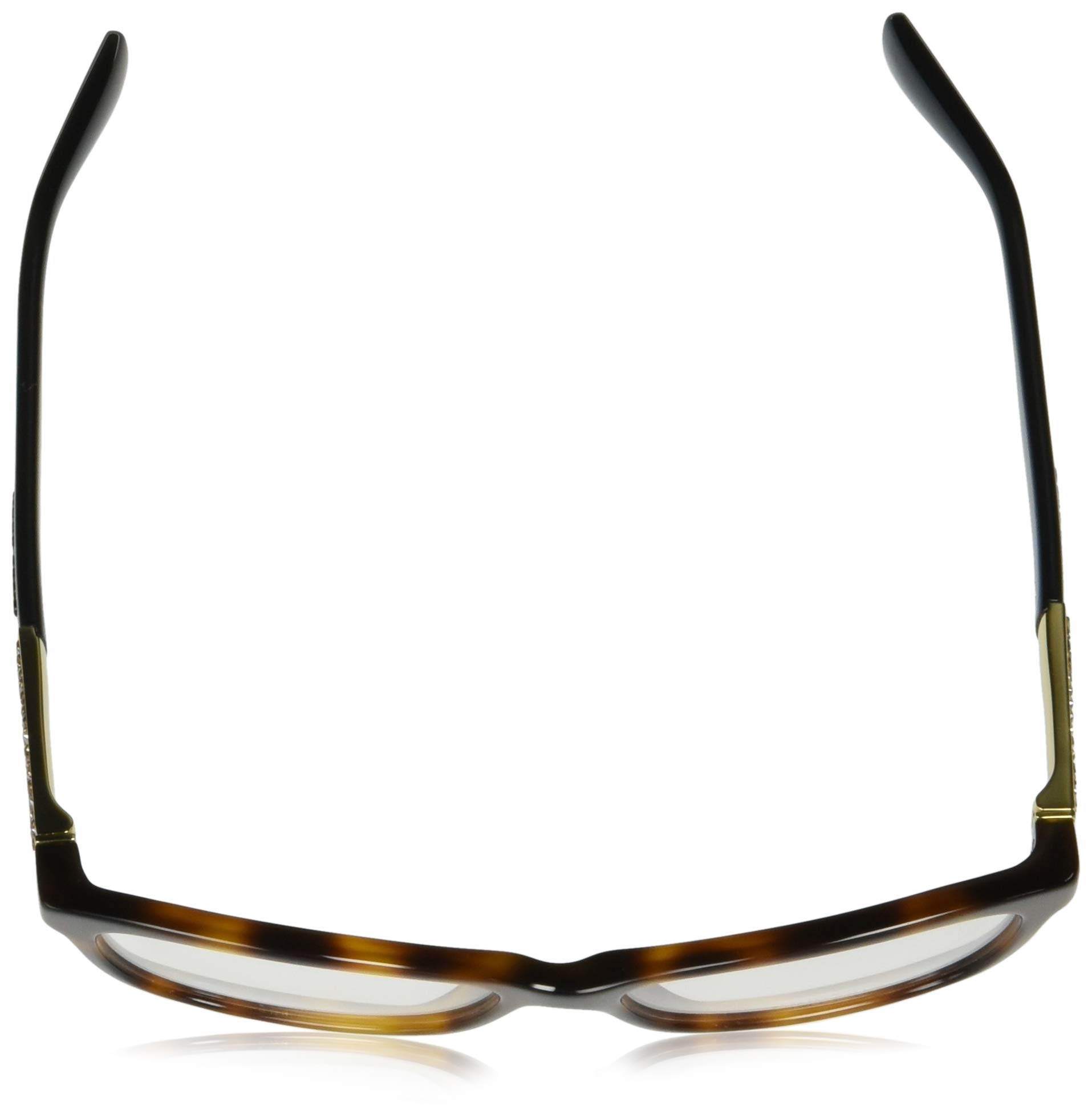 JIMMY CHOO Rectangular Eyeglasses JC110 6VL Havana/Black 53mm