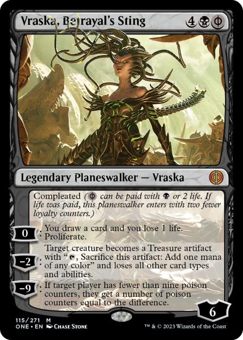 Magic: the Gathering - Vraska, Betrayal's Sting (115) - Phyrexia: All Will Be One