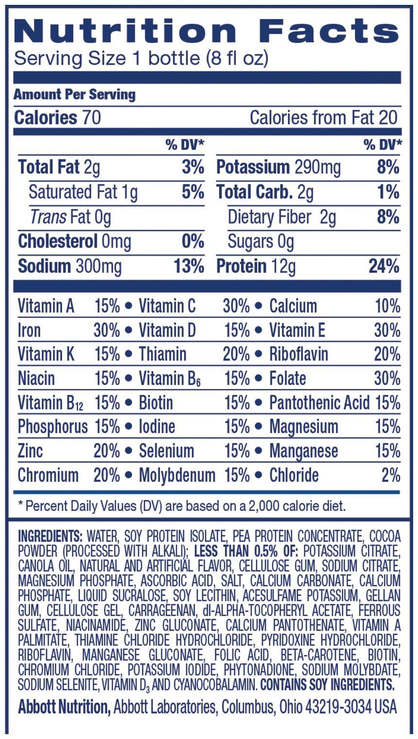 Ensure Light Nutrition Shake Milk Chocolate - 6 PK