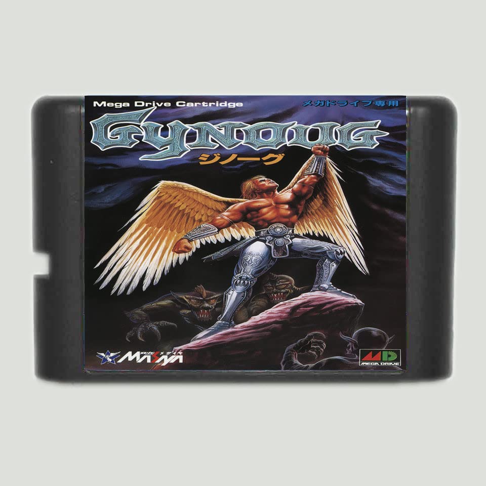 Gynoug 16 Bit MD Game Card For Sega Mega Drive For Genesis (Black)