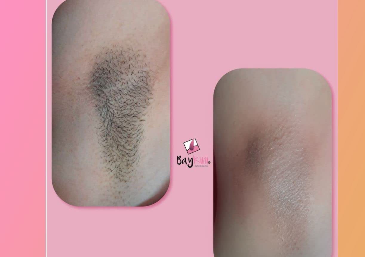 Hard Wax ready to use in microwave, no irritation, no strips needed. Silver sensitive skin.