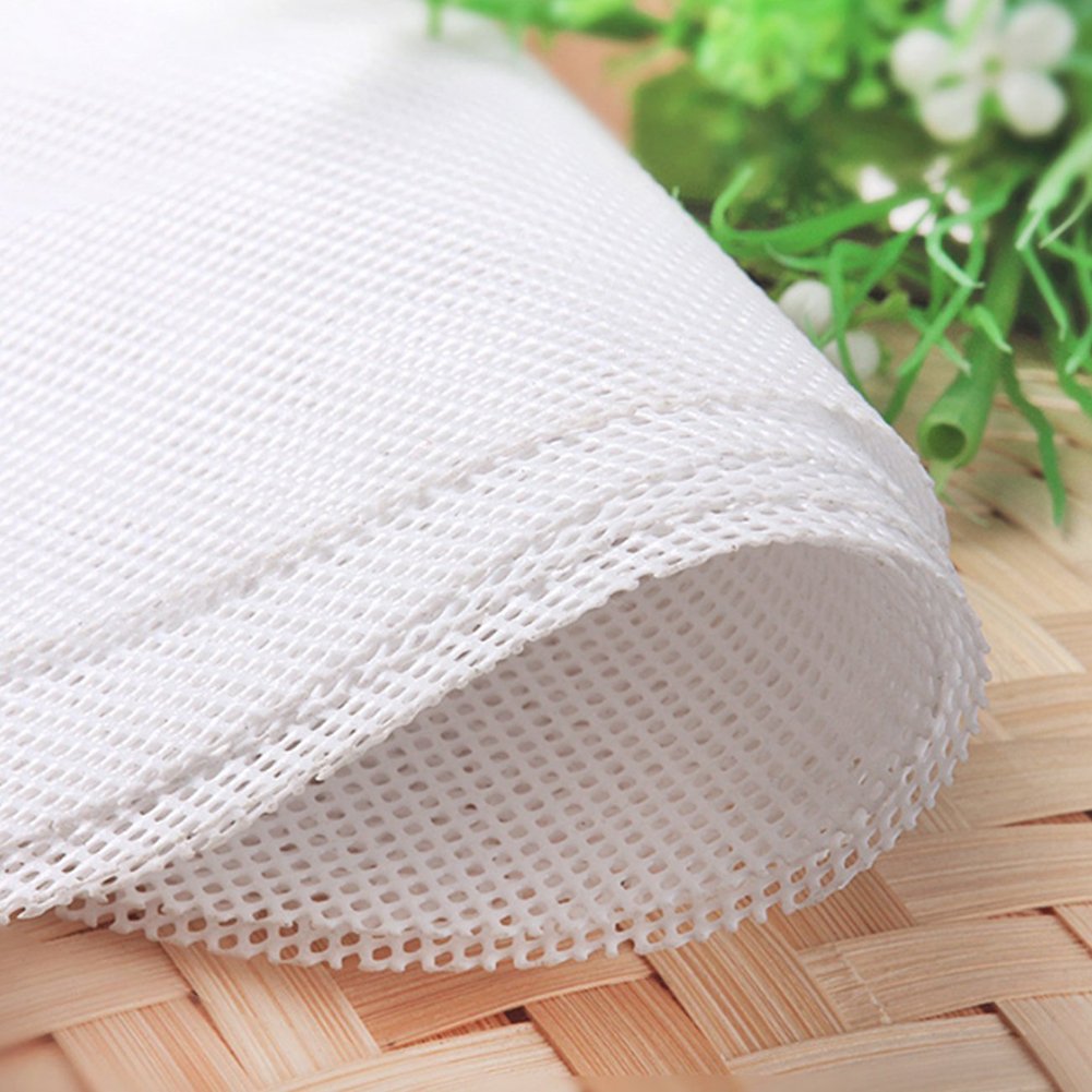 INCHANT 3Pcs/set,Reusable Silicone Steamer Mesh, BPA Free Non-stick Liner/Mat/Mesh Rectangle Dumplings Mat Pad,Steamed Buns Baking Pastry Dim Sum Mesh,Home Kitchen Cooking Tools (23.6 * 15.7 inch)