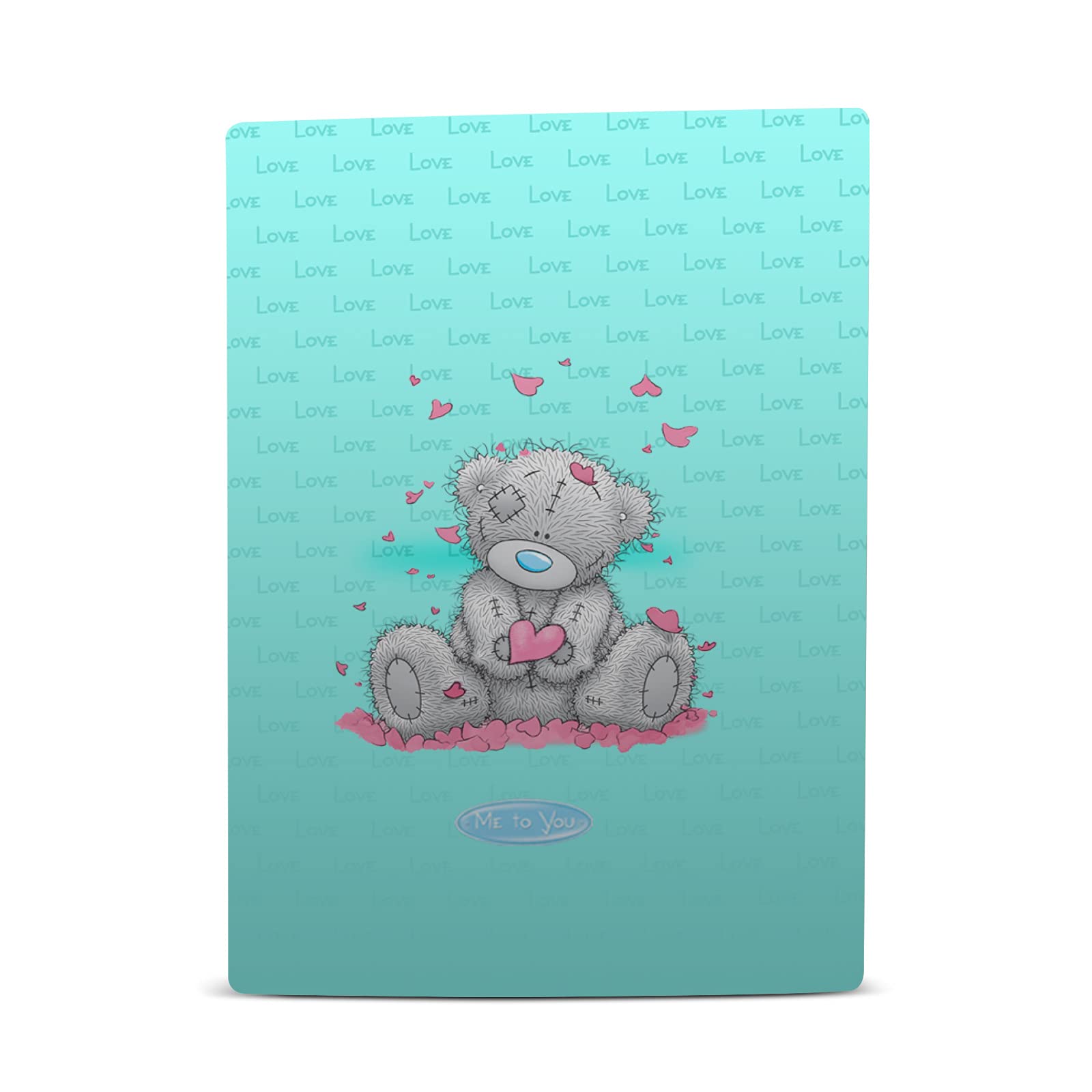 Head Case Designs Officially Licensed Me to You Love Classic Tatty Teddy Matte Vinyl Faceplate Sticker Gaming Skin Case Cover Compatible with Sony Playstation 5 PS5 Digital Edition Console
