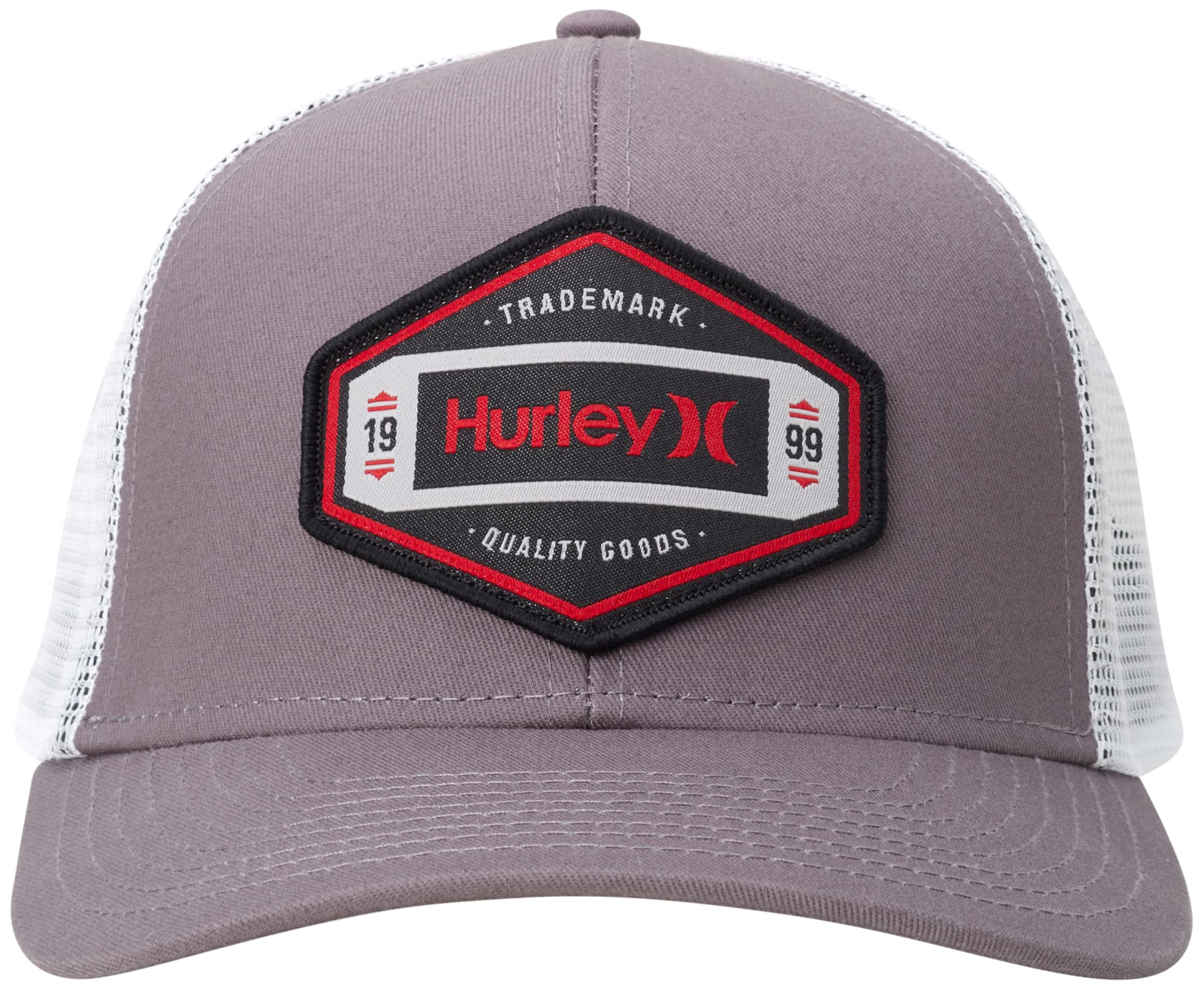 Hurley Men's Cap - Brighton Snap Back Trucker Hat, Size One Size, Dark Grey