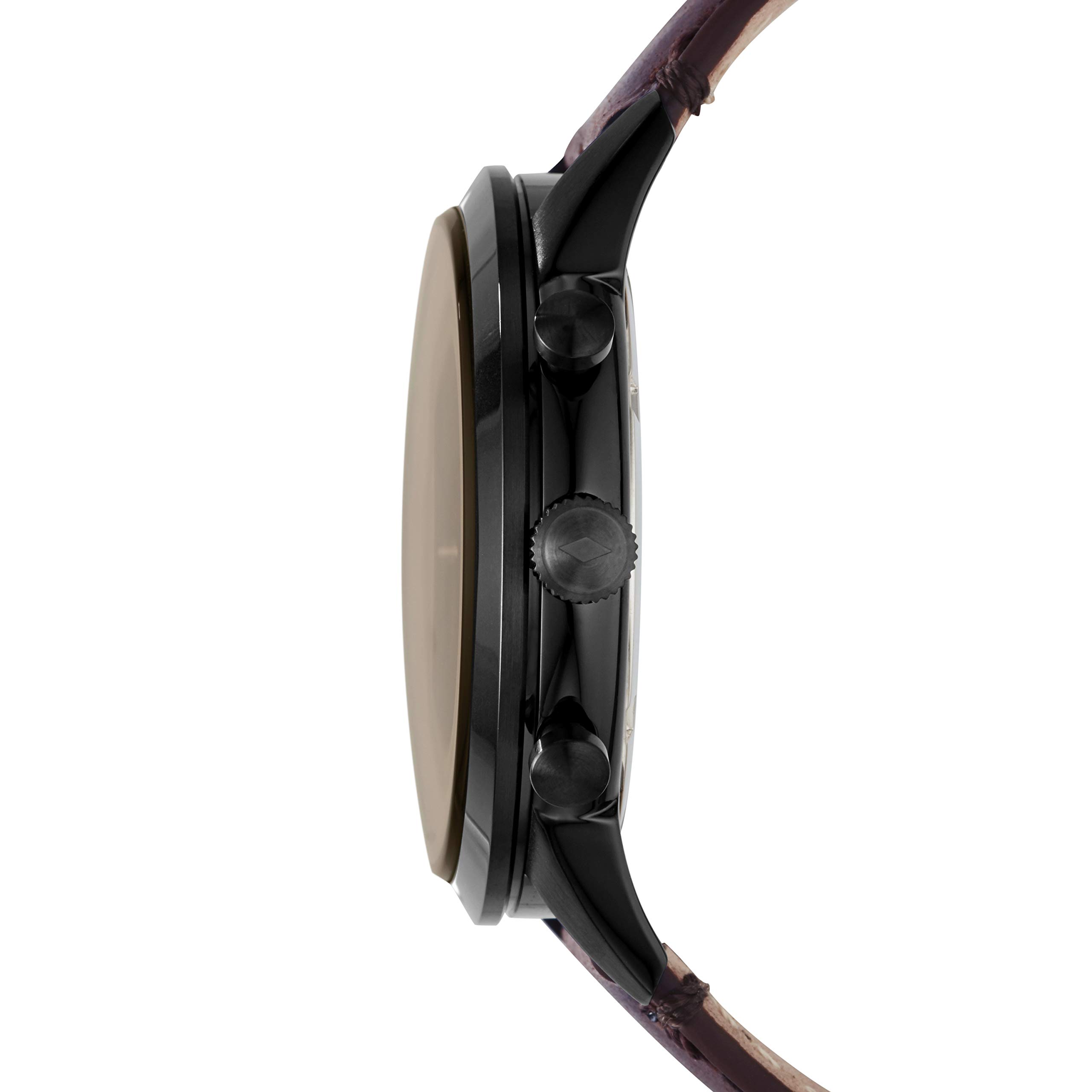 Fossil Men's Townsman Stainless Steel and Leather Quartz Watch and Leather Band