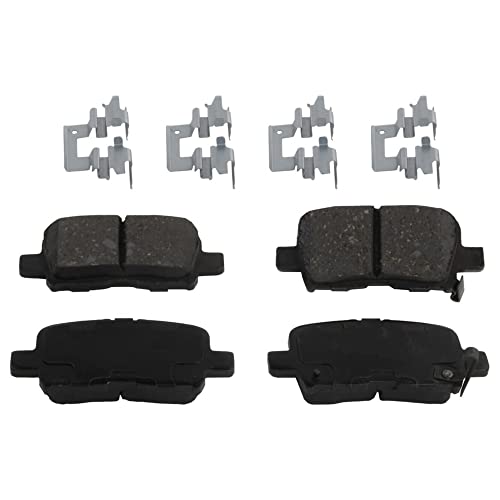 YijieBuyi Brake Rotor Brake Pad Kit Fits Rear Solid 2-Wheel Set FWD (Cast Iron)