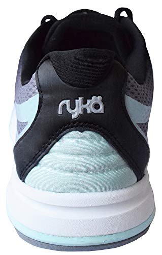 Ryka Women's Devotion Plus 2 Black/Mint Walking Shoe, 8 M, US