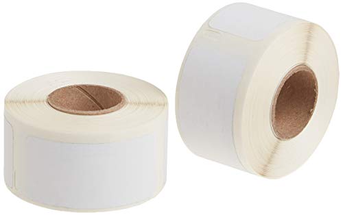 DYMO 1738541 LW Small Labels, 1-Inch x 2-1/8-Inch, White, Self-Adhesive, Roll of 500, for LabelWriter Label Makers