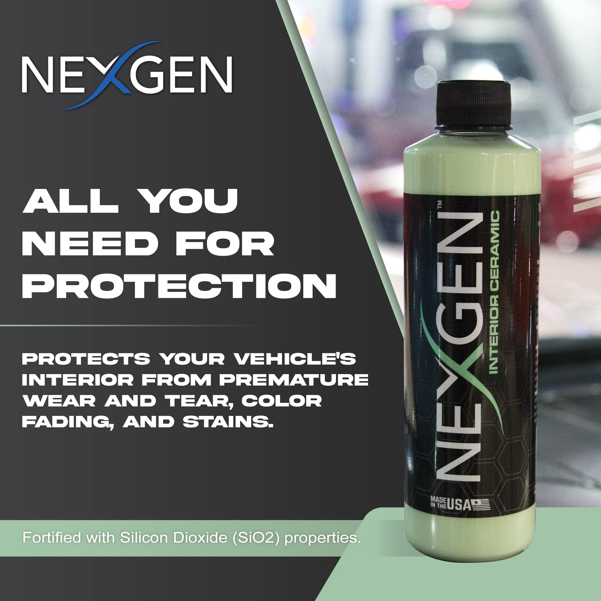 Nexgen Interior Ceramic Spray β Ultimate Interior Protection β Spray-on and Wipe-Off Ceramic Coating for Hard Interior Surfaces (16 oz)