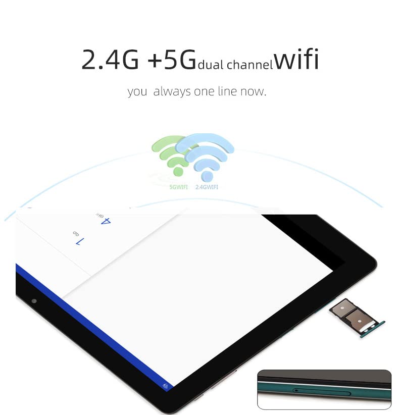 Onfite Android 10.8" 2K IPS 2560x1600, 10-Core, 4GB RAM/64GB ROM, Gaming Tablet w/Docking Keyboard, Run Windows 11 Pro (Subscription Included) Via palmCPU® Cloud Computer