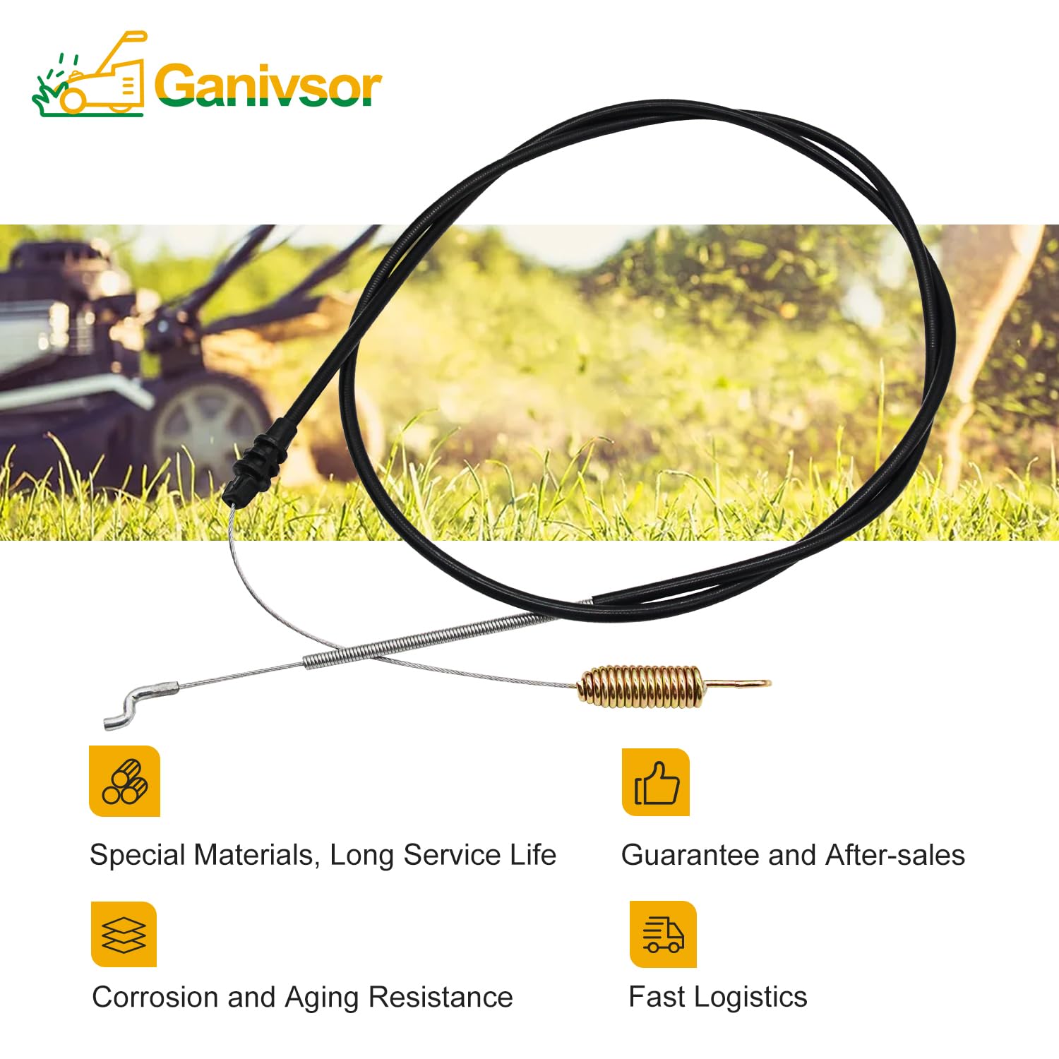Ganivsor 105-1845 Lawnmower Traction Drive Control Cable for 22" Recycler Toro Front Drive Self Propelled Mowers