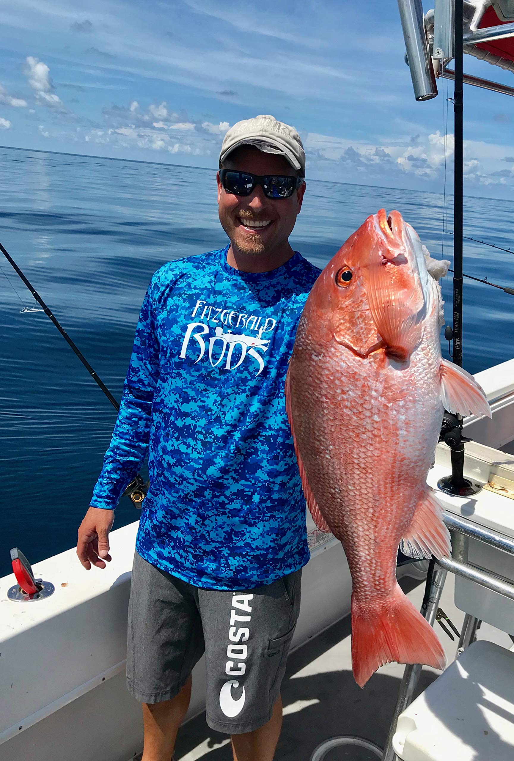 Fitzgerald Fishing Stunner HD Saltwater Series from 6’0”, 7’0” & 8'0” Heavy, X-Heavy & XX-Heavy Spinning Offshore Rods Great for Snook, Tarpon, Cobia, Snapper, Grouper, Dolphin