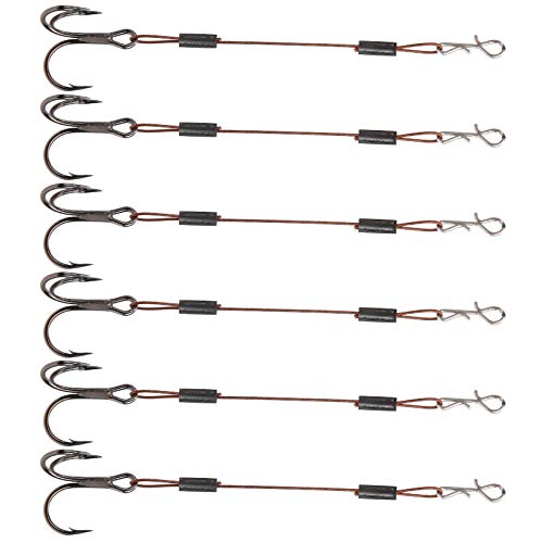 Fishing Hook, Carbon Steel Hook and Stainless Steel Wire Fishing Bait Hook Tackles Kit Accessories Fishing Tools