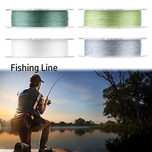 Fishing Line Innovative Angling Accessories Wear Resistant Smooth Fish Supplies Multifilament Thread(1.5,White)