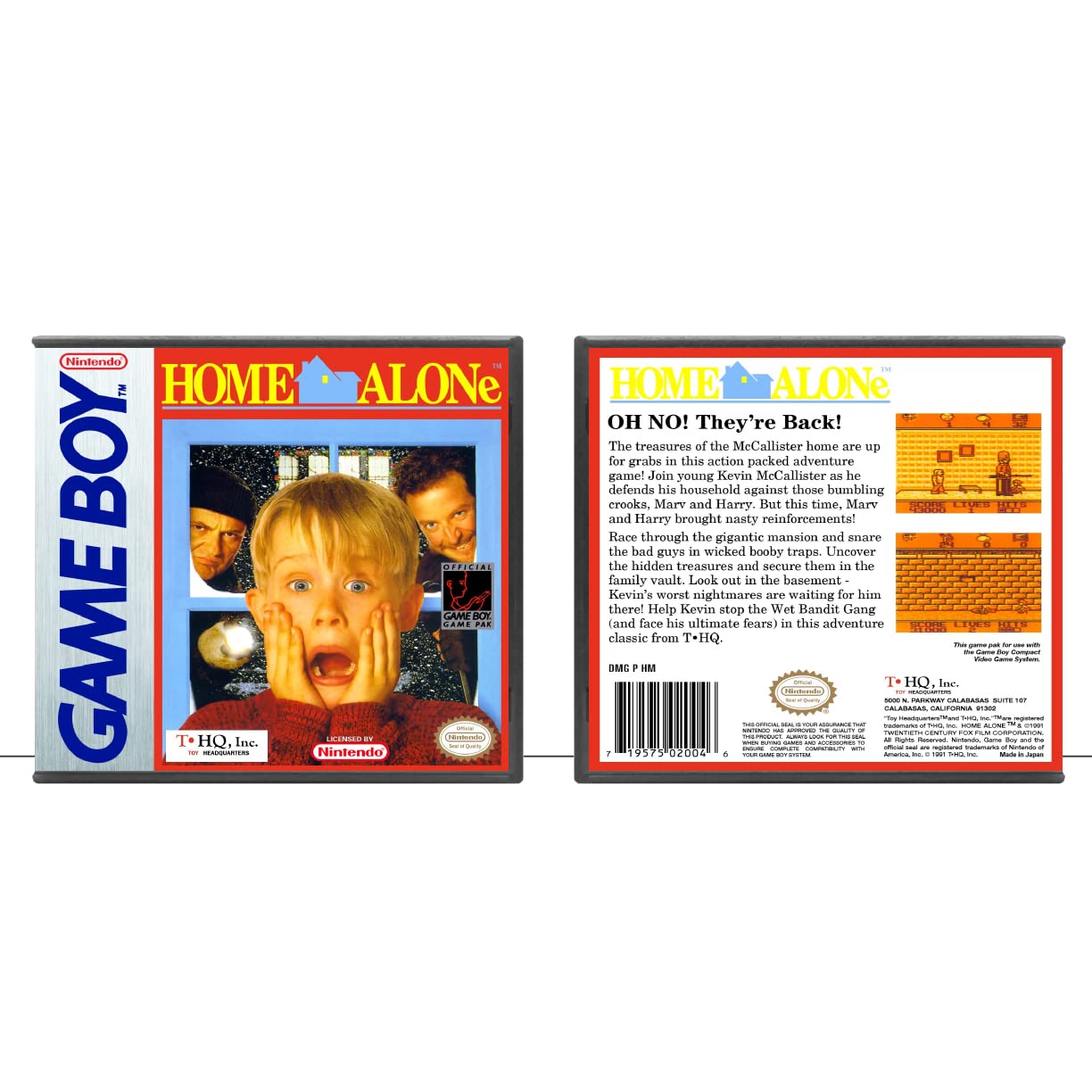 Home Alone | (GB) Game Boy - Game Case Only - No Game