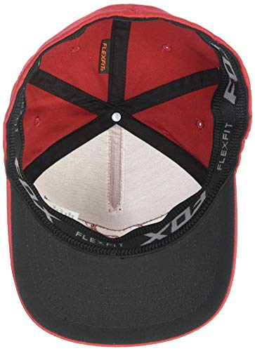 Fox Racing Men's Standard Ellipsoid Flexfit HAT, Cardinal, L/XL