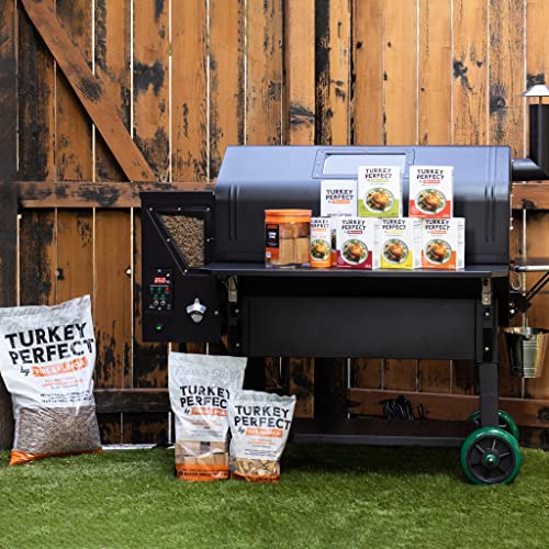 Fire & Flavor Cajun Turkey Brine Kit - Includes Bag and Poultry Seasoning for Roasting, Grilling, Smoking, and Frying Birds Up to 25 lbs