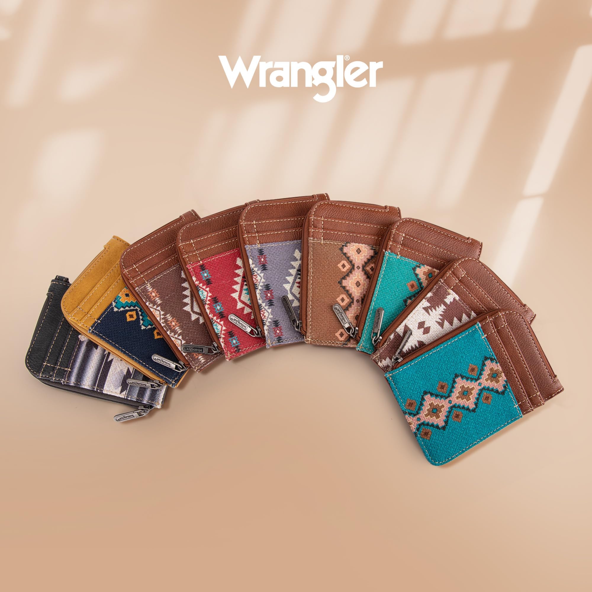 Montana West Wrangler Wallets for Women Boho Aztec Card Holder
