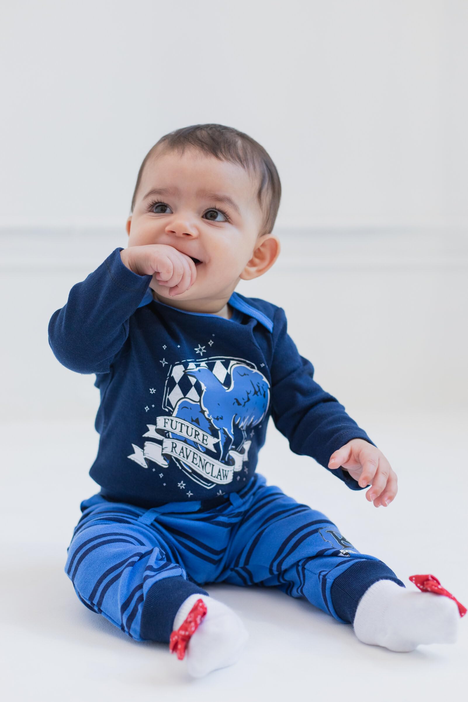 Harry Potter Infant Baby Boys Fleece 4 Pack Jogger Pants Logo Red/Gray/Green/Blue 18 Months