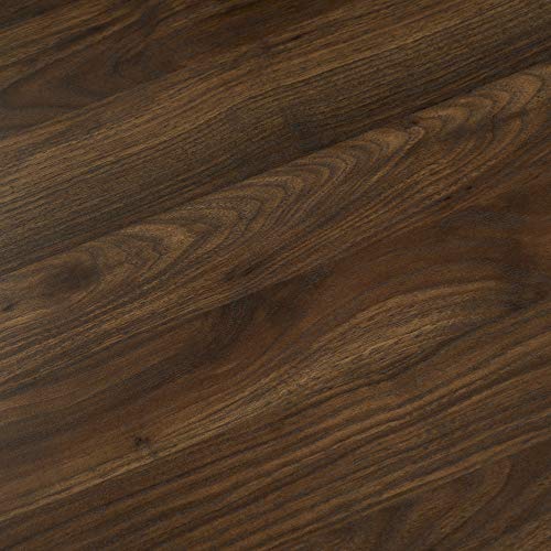 Walker Edison Modern Wood Grooved Buffet Sideboard with Open Storage-Entryway Serving Storage Cabinet Doors-Dining Room Console, 58 Inch, Dark Walnut