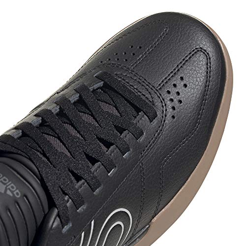 Five Ten Adidas Women's Sleuth DLX Pu Mountain Bike Shoe, Black/Grey Two/Gum - 10.5
