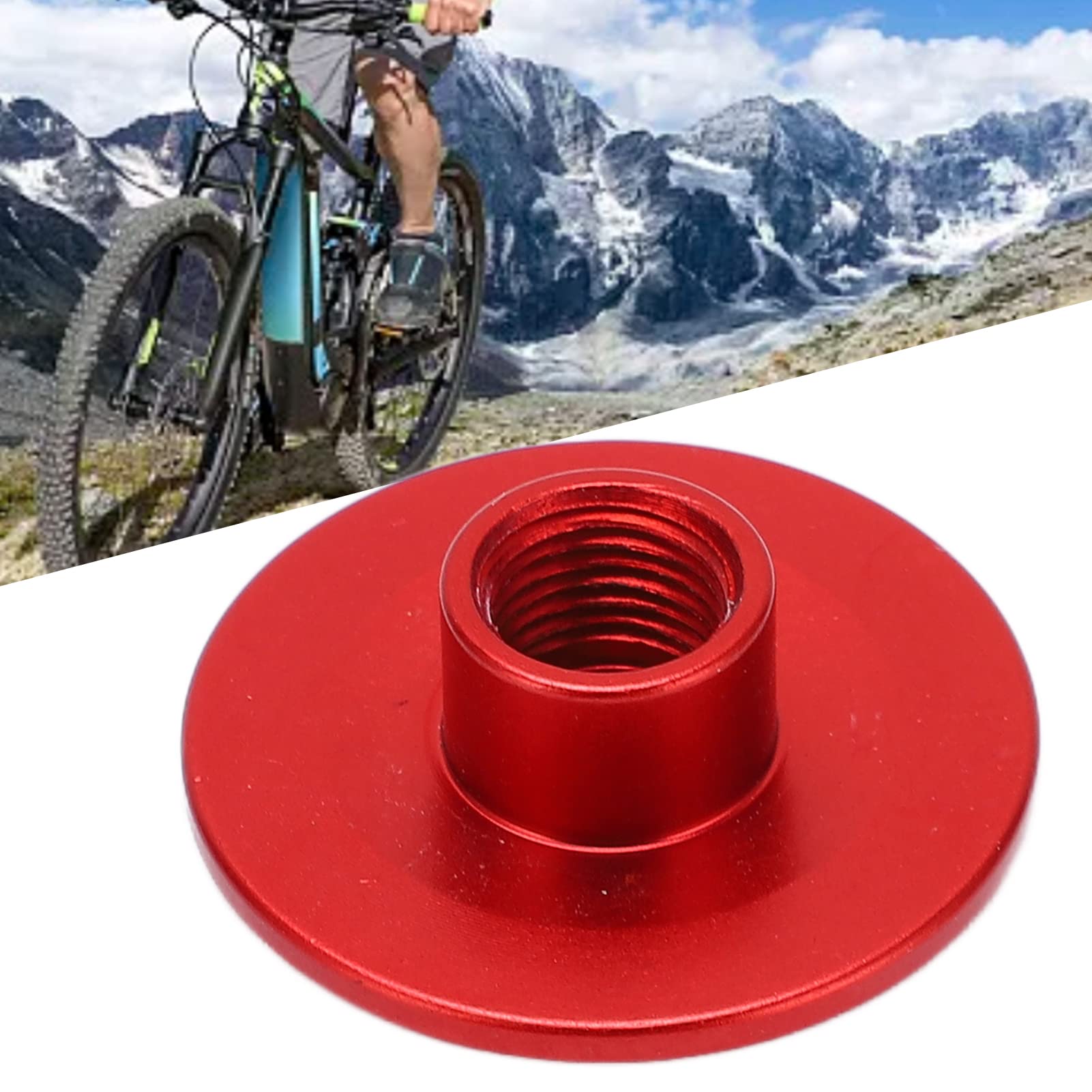 Front Fork Air Value Cover, Suspension Fork Airtight Valve Cover High Toughness Red for Road Bicycle for Mountain Bikes