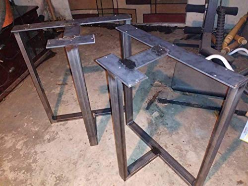 metal table legs -t shaped table base -industrial table base -metal legs for table -rustic table legs -trestle table legs -trestle base -modern table legs