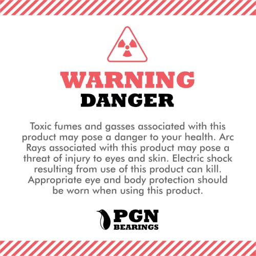 PGN Flux Core MIG Wire - E71T-GS - 0.035 Inch - 10 Pound Spool - Gasless Mild Steel MIG Welding Wire with Low Splatter - For All Position Arc Welding and Outdoor Use