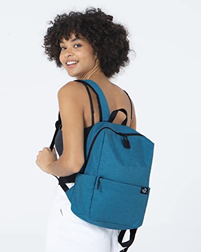 WATERFLY Mini Basic Lightweight Backpack: Simple Solid Color Lightweight Casual Everyday Backpack Small Basic Ultralight Travel Daypack For Woman Man Adult