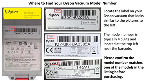 Dyson Roller Brush, Genuine OEM Dyson Part 967157-01, Made for the DC59 V6 Motorhead, Replaces former OEM Dyson Part 966085-01