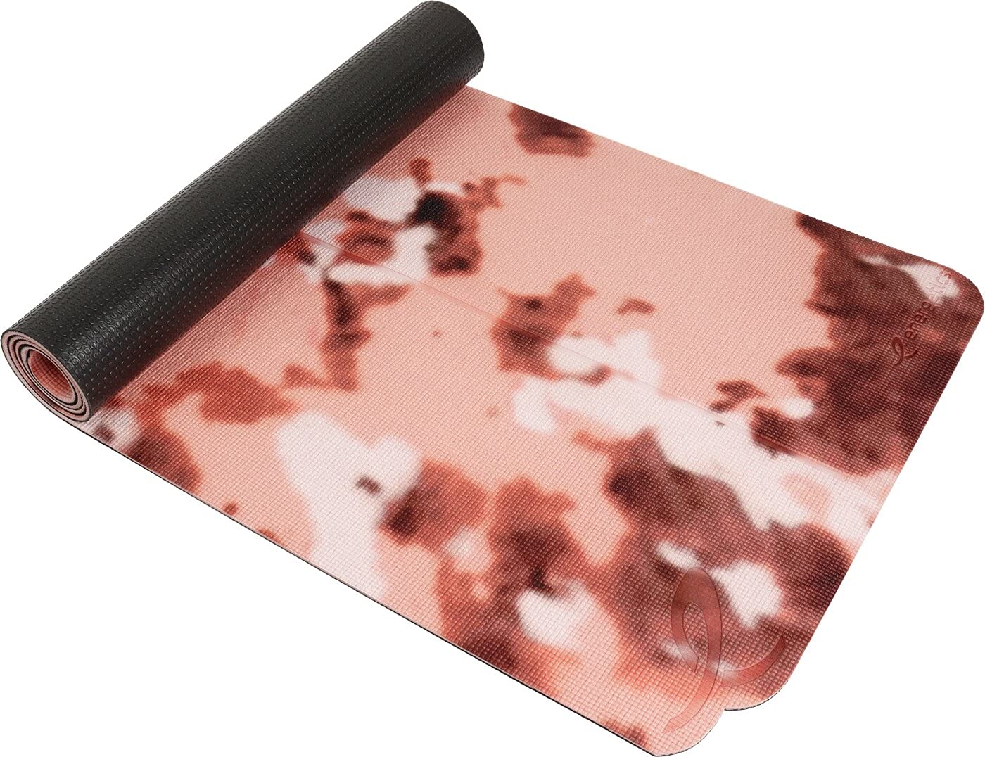 Energetics Yoga_410526 Fitness Mats, Rose/Black, One Size