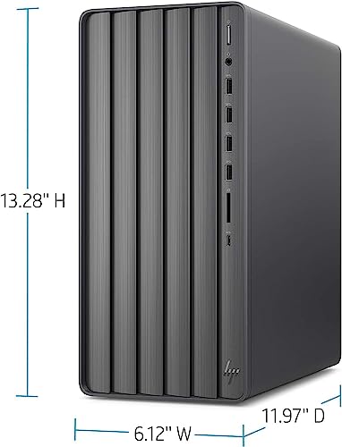 HP Envy Business Desktop, 12th Gen Intel 12-Core i7-12700, 32GB RAM, 1TB PCIe SSD+2TB HDD, USB-C, HDMI, VGA, RJ45, WiFi, PDG HDMI 2.1 Cable, Black, Win 11 Pro (Renewed)