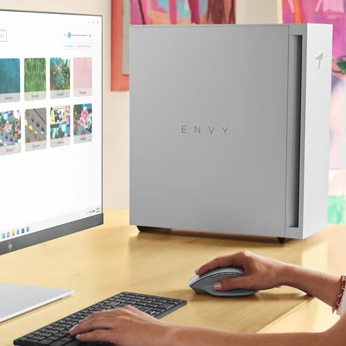 HP Envy Desktop PC 4TB SSD 128GB RAM Extreme Win 11 PRO (Intel Core 13th Generation i9-13900K Processor - Turbo Boost to 5.80GHz, 4 TB SSD, 128 GB RAM, NVIDIA GeForce RTX) Business Gaming Computer