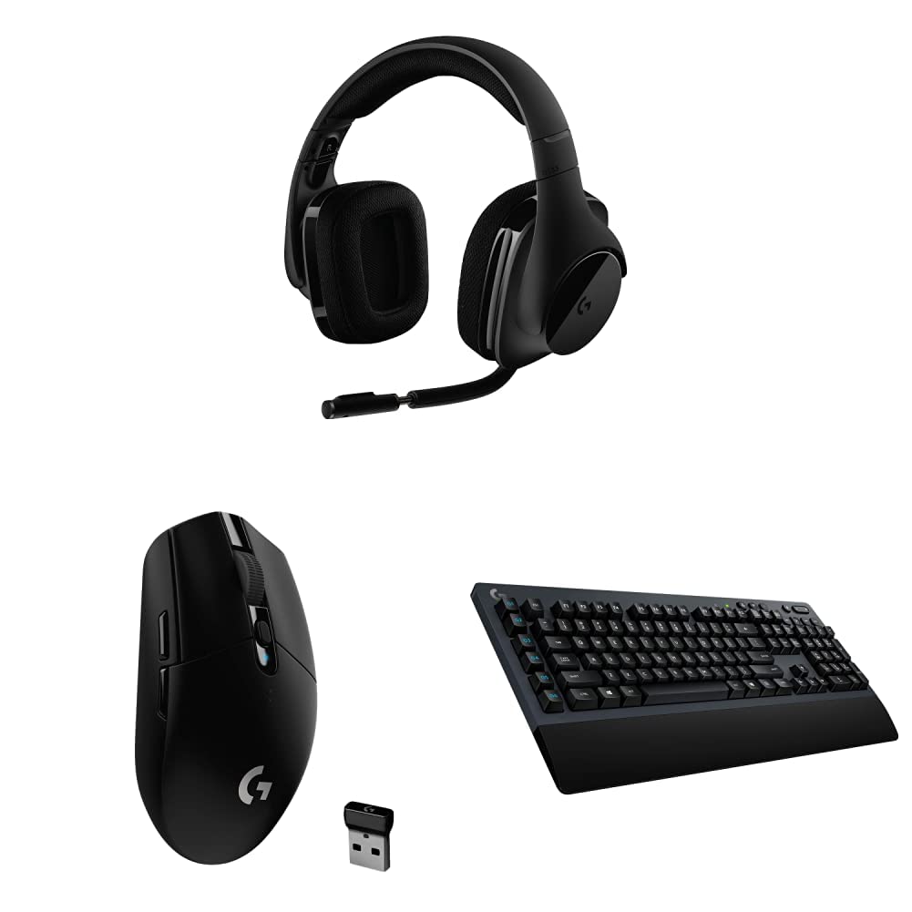 Logitech G533 Wireless Gaming Headset + Logitech G305 LIGHTSPEED Wireless Gaming Mouse + Logitech G613 LIGHTSPEED Wireless Mechanical Gaming Keyboard
