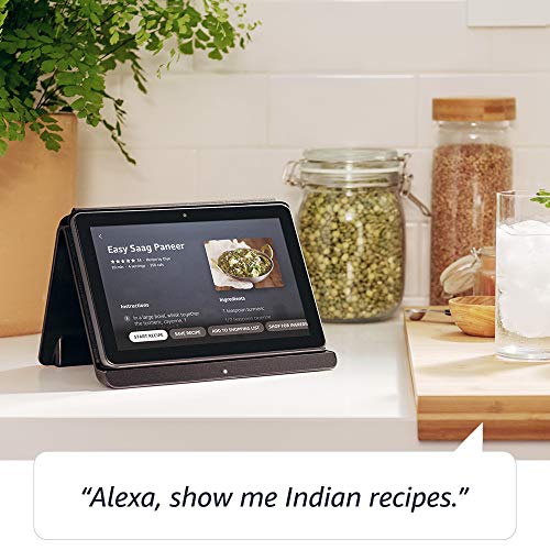 Fire HD 8 Plus tablet, HD display, 32 GB, our best 8" tablet for portable entertainment, Slate + Made for Amazon, Wireless Charging Dock