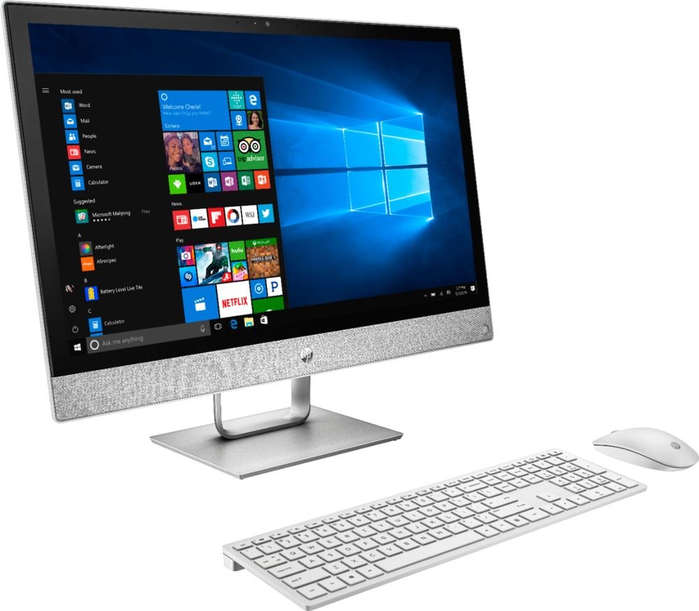 HP Pavilion 24-R114 AIO - 23.8" FHD Touch - Core i5-8400T - 12GB Memory - 2TB HDD - White