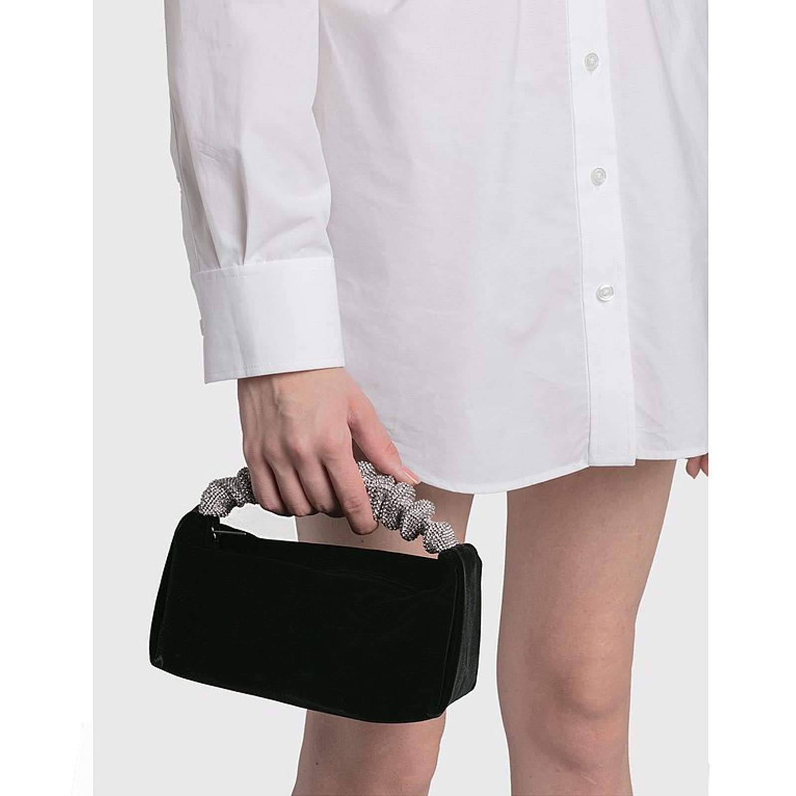 freeloop evening clutch bag rhinestone bag