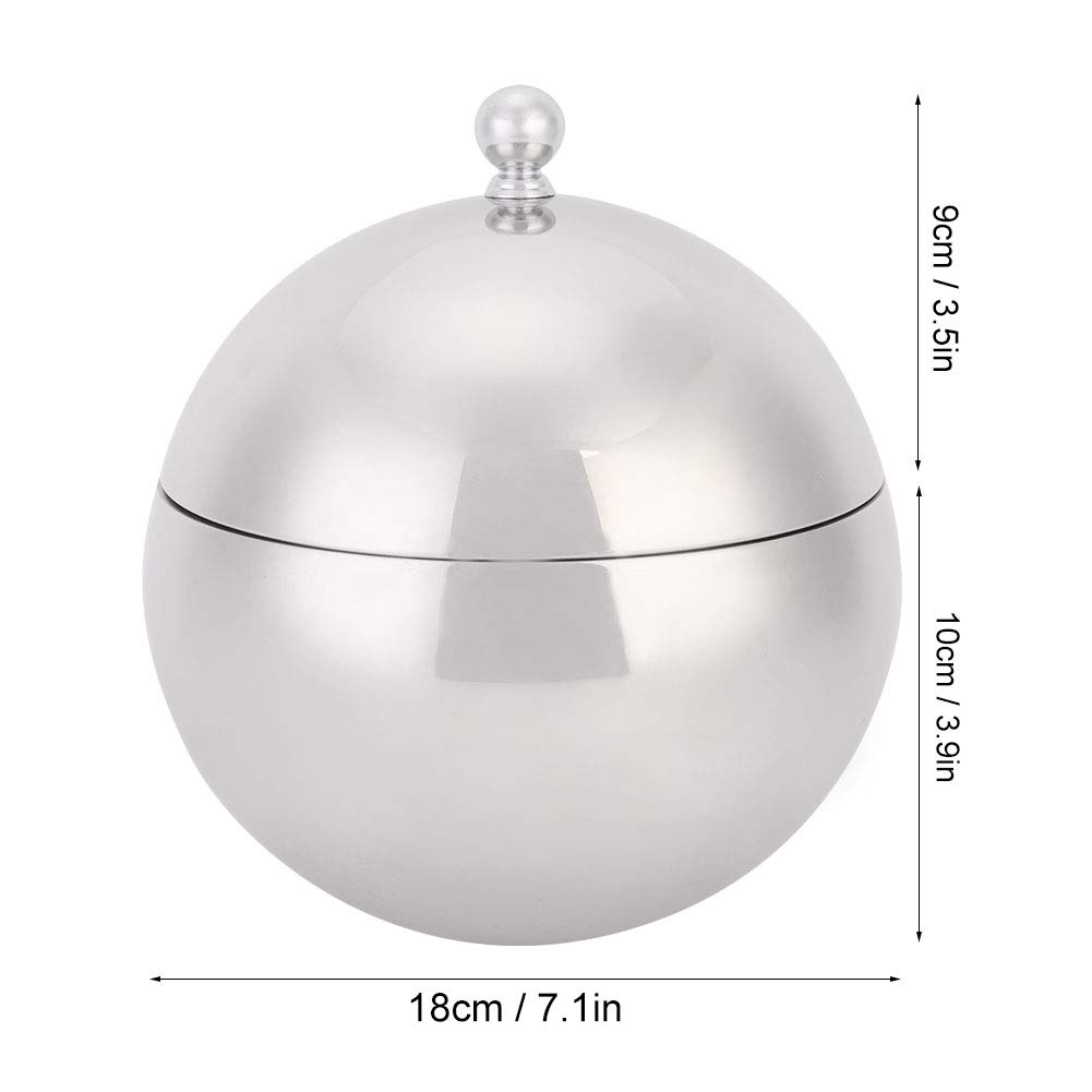 Insulated Ice Bucket, Stainless Steel Double Wall Insulation Ice Trays Container Wine Champagne Barrel with Cover for Wedding Parties