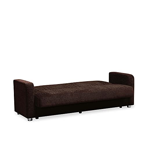 Sweet Home Stores Sofa Bed, Sofabed, Dark Brown