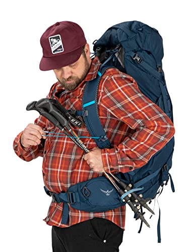 Osprey Kestrel 38L Men's Backpacking Backpack, Bonsai Green, S/M