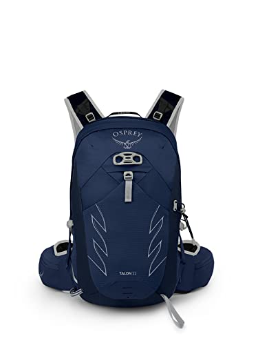 Osprey Talon 22L Men's Hiking Backpack with Hipbelt, Ceramic Blue, L/XL, Extended Fit