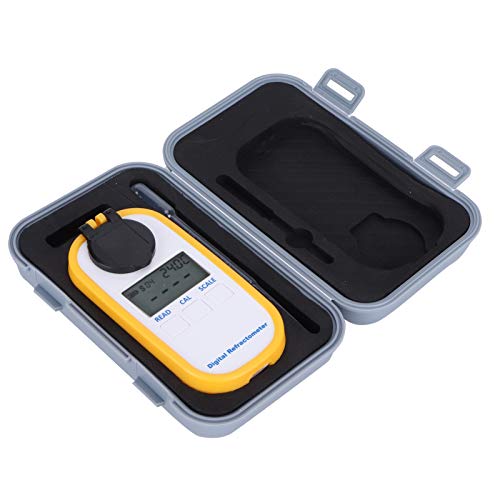 Portable Digital Honey Refractometer 0-90% Handheld Pocket Sugar Concentration Meter for Honey Testing