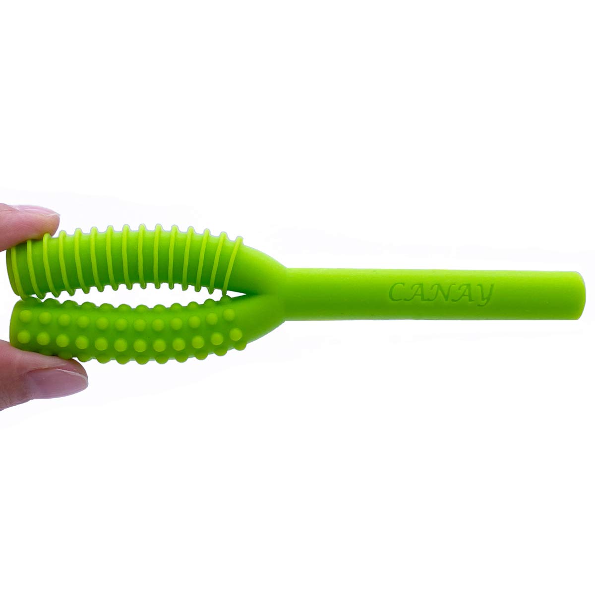 Hollow Teething Tubes – Y Baby Teethers – Teething Toys for Babies 3+ Months - BPA Free/Freezer Safe/Dishwasher Safe