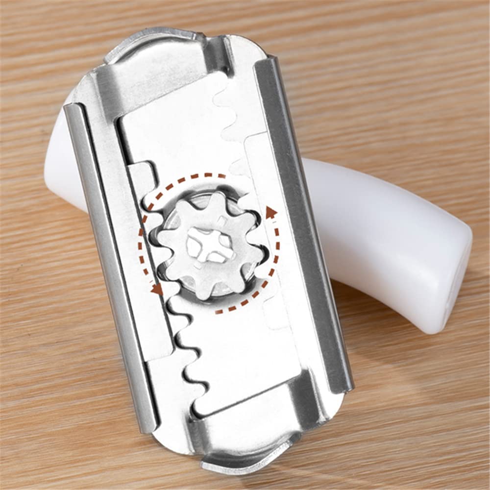 Jar Opener For Weak Hands, Adjustable Effortless Arthritis Jar Opener For Seniors, Stainless Steel Twist Lid Opener Kitchen Accessories Opener, Bottle Opener For Arthritic Hands(Bend White)