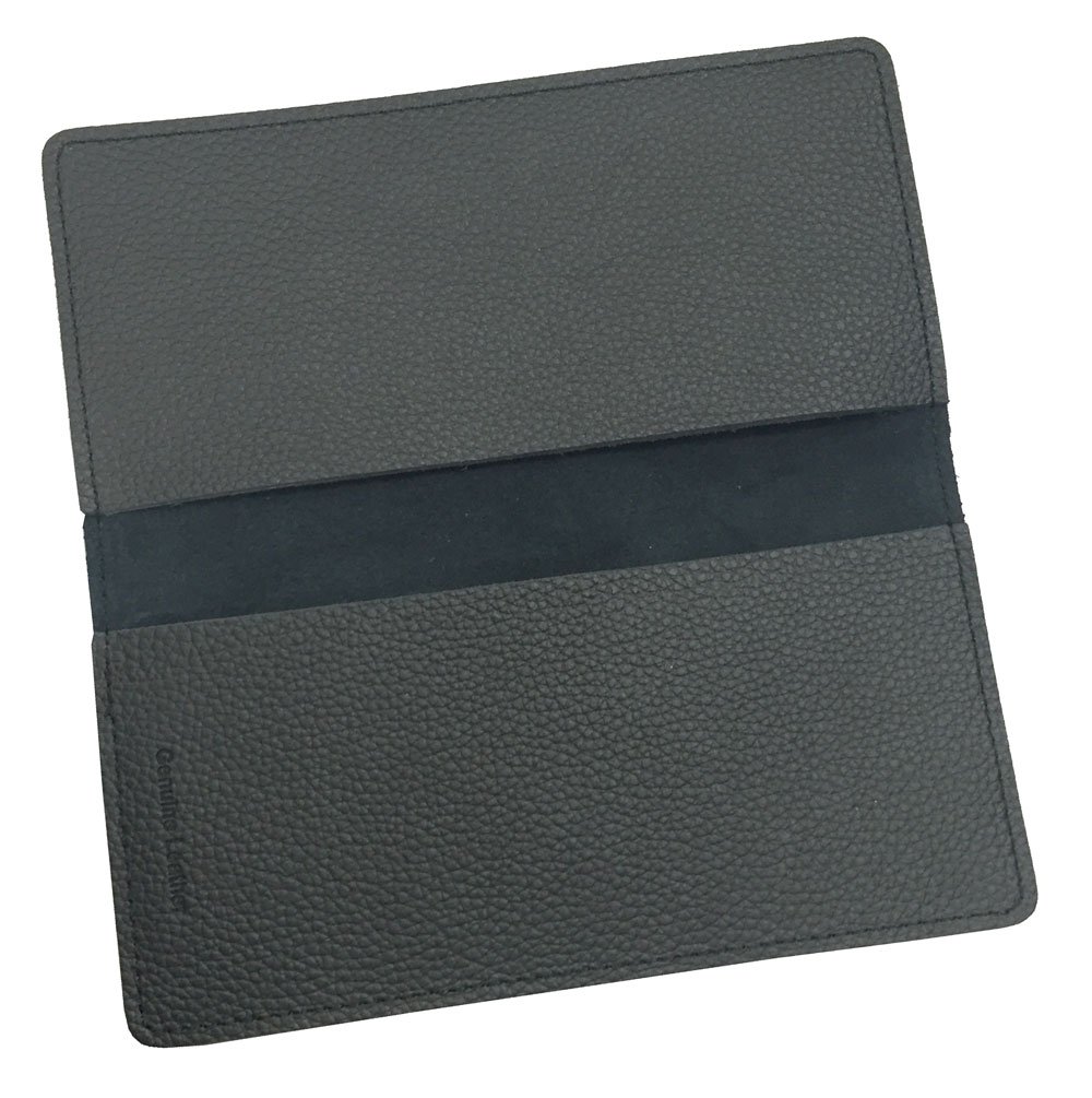 Harley-Davidson Womens B&S Embossed Checkbook Cover, Black Leather ZWL4752-BLACK