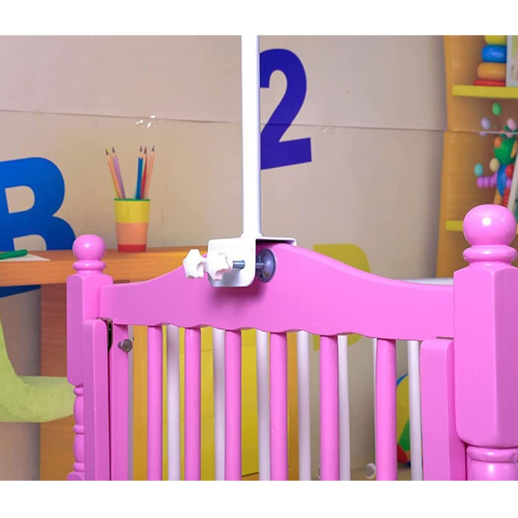 Mosquito Net Stand Baby Mosquito Net Metal Adjustable Mosquito Net Stand Holder Mosquito Net Stand Holder Set for Baby Crib Cot Bed Clip-on Bracket Mosquito Net Accessories