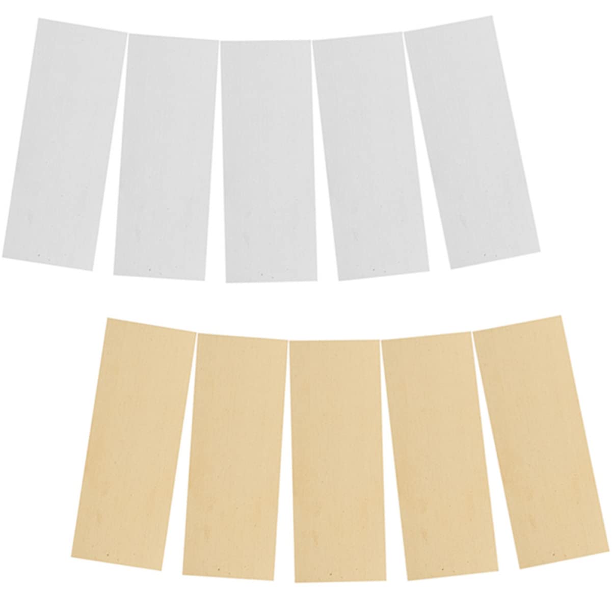 iplusmile 10 Pairs Zinc Sheet Copper Sheet Plating Kit Nickel Anode Black Oxide Coating Kit Potato Light Nickel Plating Kit DIY Kits Electrode Strip for Plating Aluminum Plate Fruit